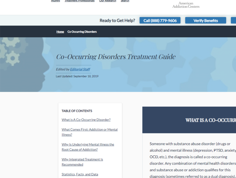 Co-Occurring Disorders Treatment Guide - Safer Prescribing Toolkit