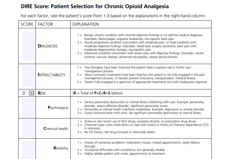 Assessment Tools for Pain & Related Conditions - Safer Prescribing Toolkit