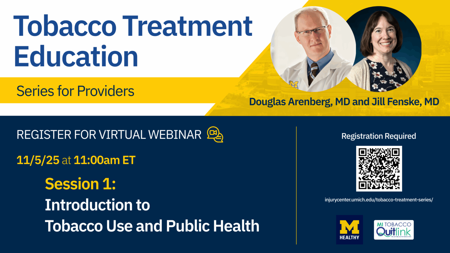 Tobacco Treatment Education Series for Providers - Injury Prevention Center